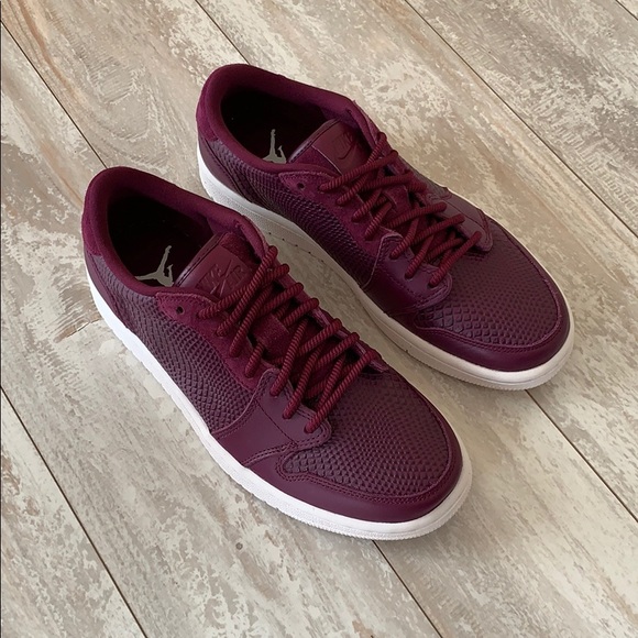 Nike | Shoes | Nwt Nike Air Jordan Retro Bordeaux Snakeskin | Poshmark
